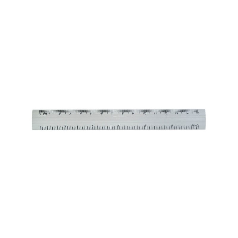 Mini Regla Aluminio 15 cm